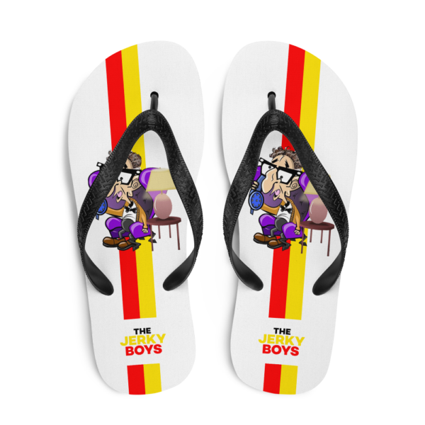 Jerky Boys – Sol Rosenberg – White Flip-Flops - Jerky Boys Store