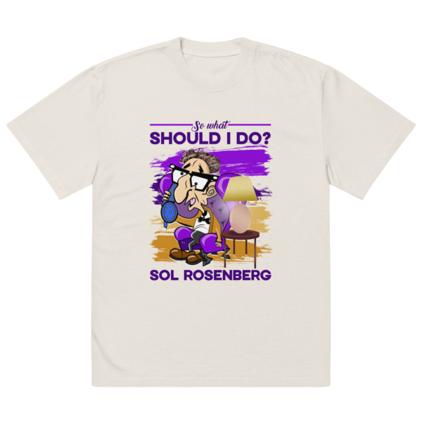 Sol Rosenberg - Oversized faded t-shirt - White - Jerky Boys Store